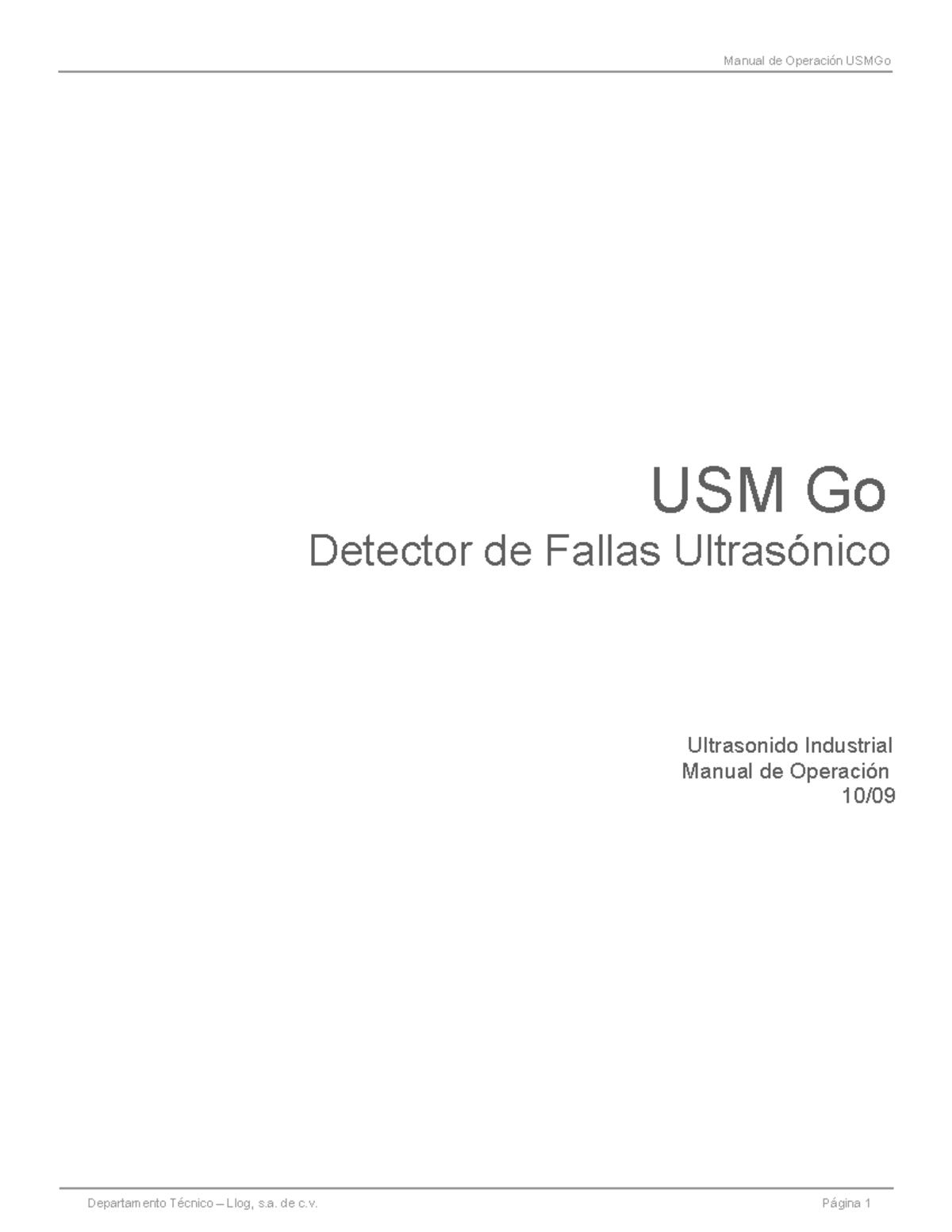 Manual USMGo ok - catalogo - USM Go Detector de Fallas UltrasÛnico Ultrasonido Industrial Manual ...