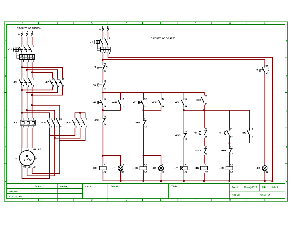 Arranque Estrella Triangulo CON Invercion DE GIRO - A ####### A B B C C ...