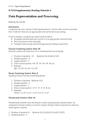 ICT114 TMA JAN 2023 - TOA and TMA - ICT Computer Architecture Tutor ...