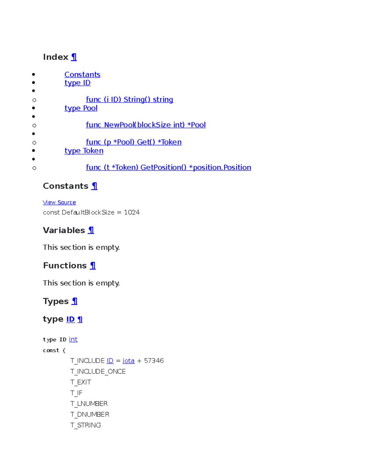 Indexung - Computer technology essays - Index ¶ Constants type ID o ...