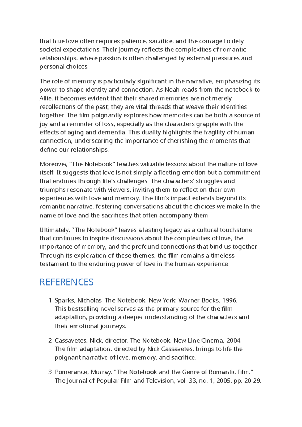 Exploring 'The Notebook' and Its Legacy-13 - that true love often ...