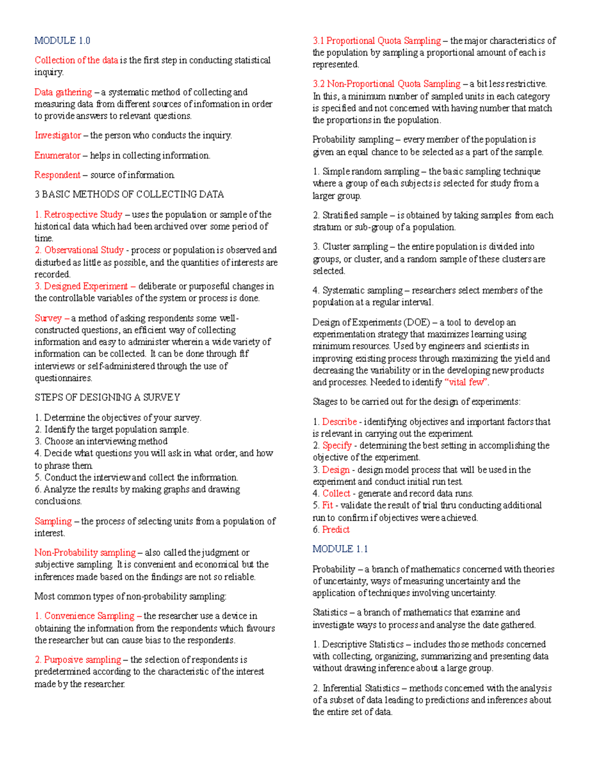 EDA Reviewer - Summary Electrical Engineering - MODULE 1. Collection of ...