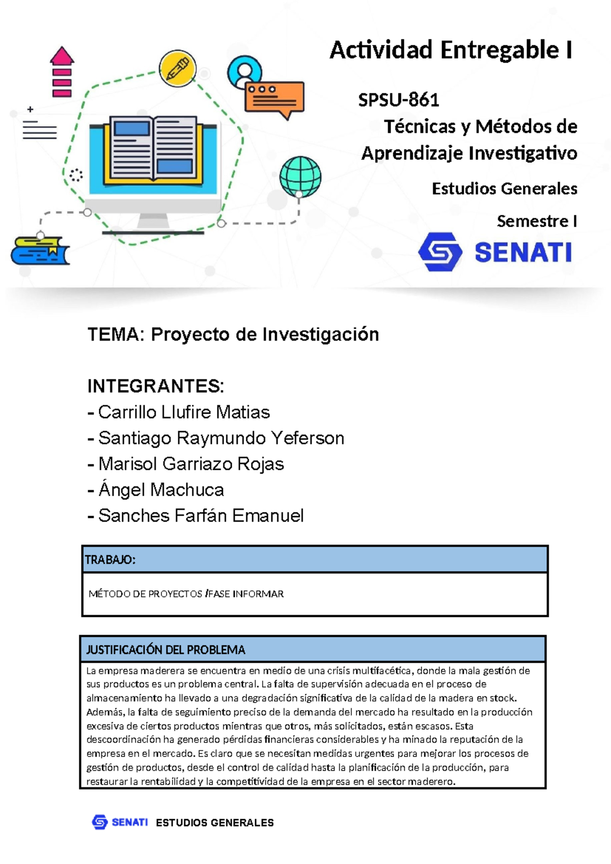 Entregable 2- Tecnica - Técnicas y Métodos de Aprendizaje Investigativo Actividad Entregable II ...