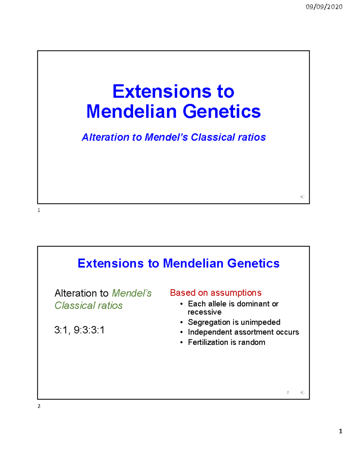 BIO212 - Lec05 - Levels of Dominance, Lethal alleles, Multiple Allelism and Pleiotropy ...