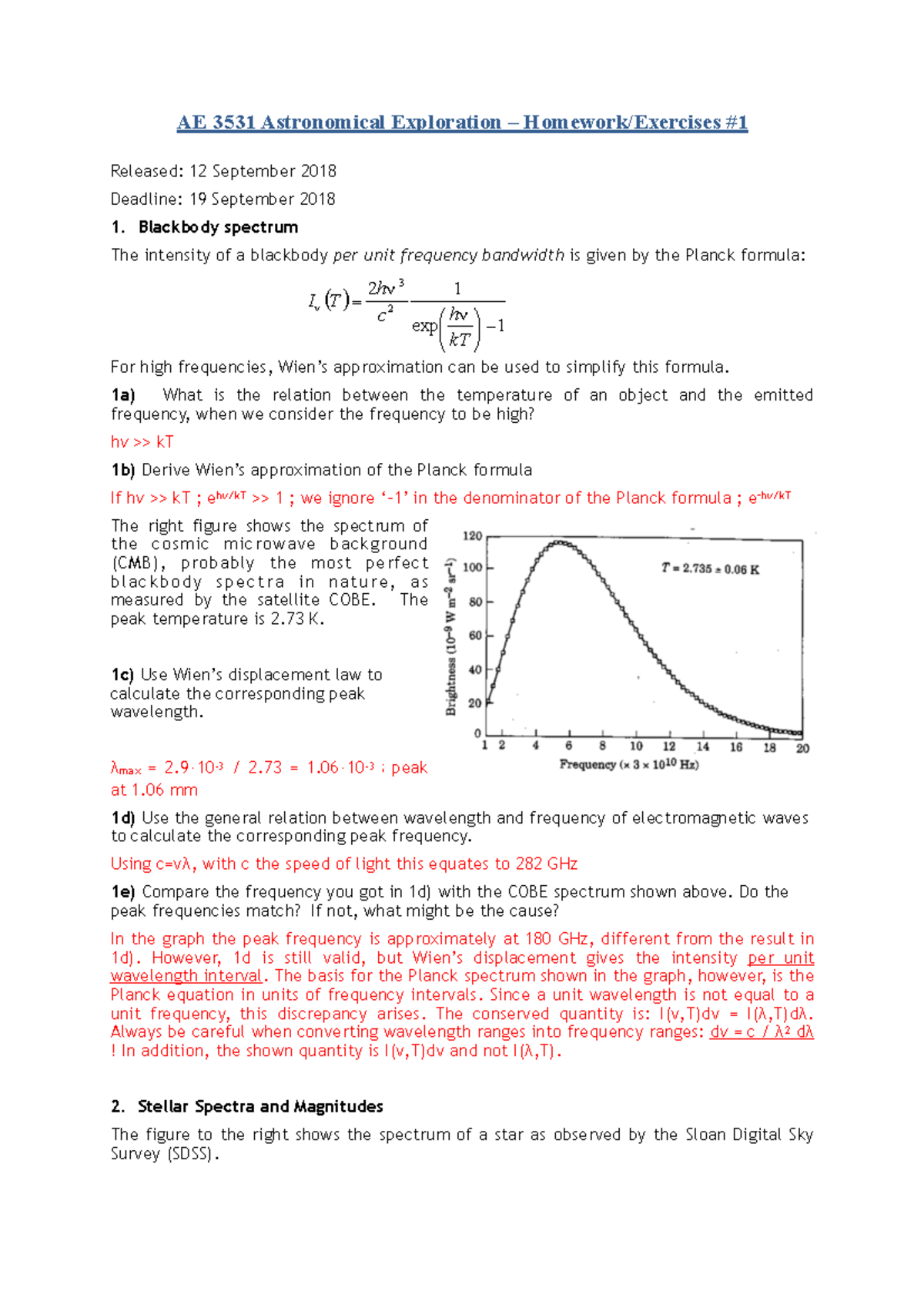 AE 3531 Homework 1 Solutions - AE 3531 Astronomical Exploration ...