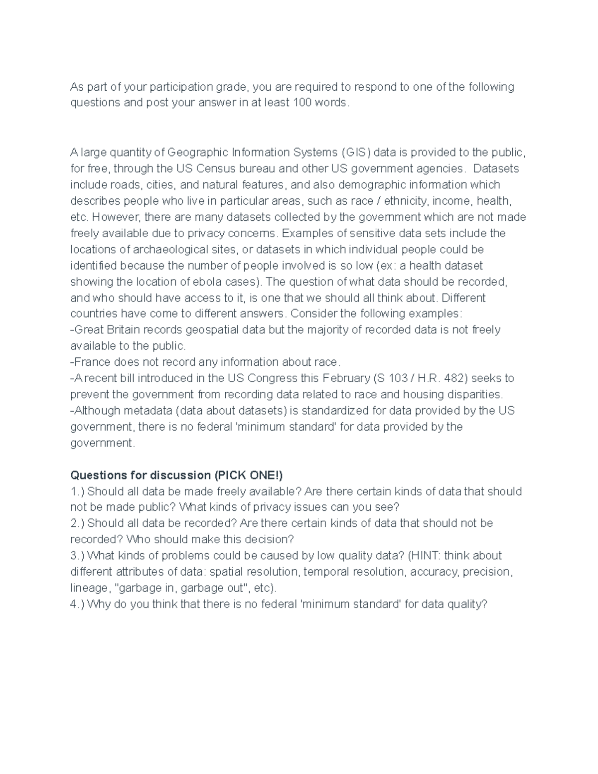 Discussion 3-2 - Professor: Chelsea Nestel - As part of your ...