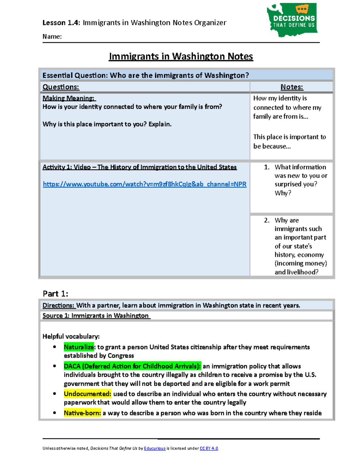 1.4 Immigration Notes - EBIO 216 - MSU - Studocu
