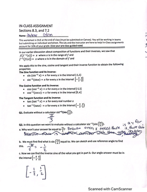 Learning Activity 2-v1 2 - MAC 2311 Learning Activity #2 Computing Limits Names: Group #: 1 ...