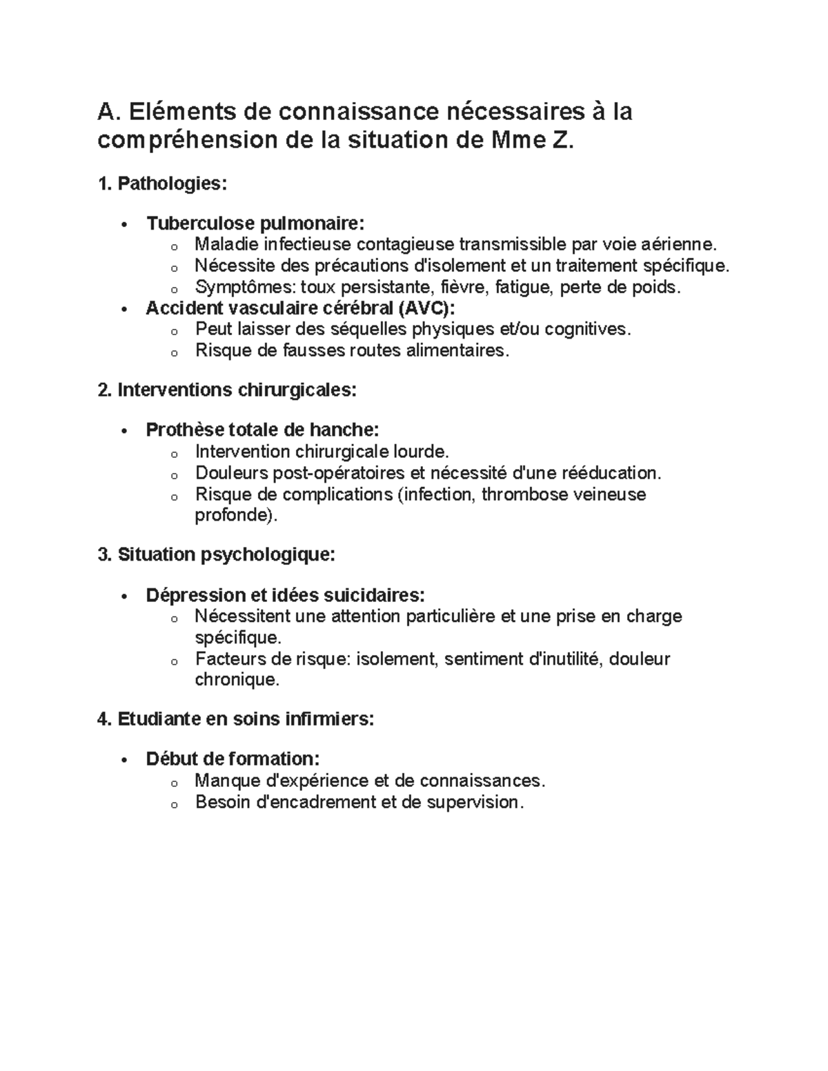 Reponses - ancien - A. Eléments de connaissance nécessaires à la ...