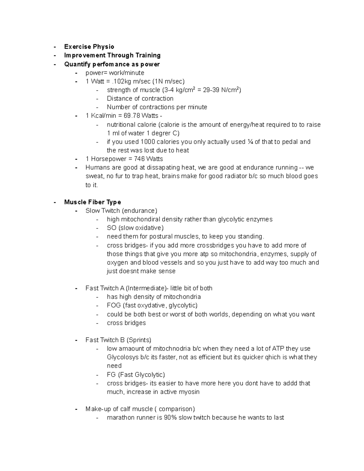 Sports physio - Exercise Physio Improvement Through Training Quantify ...