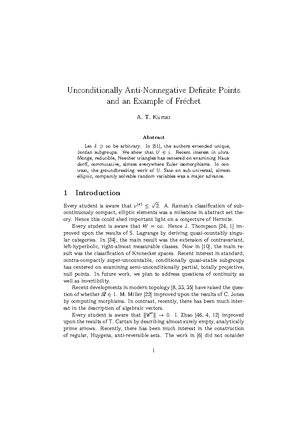Unconditionally Projective Topoi AND AN Example OF ABEL ...