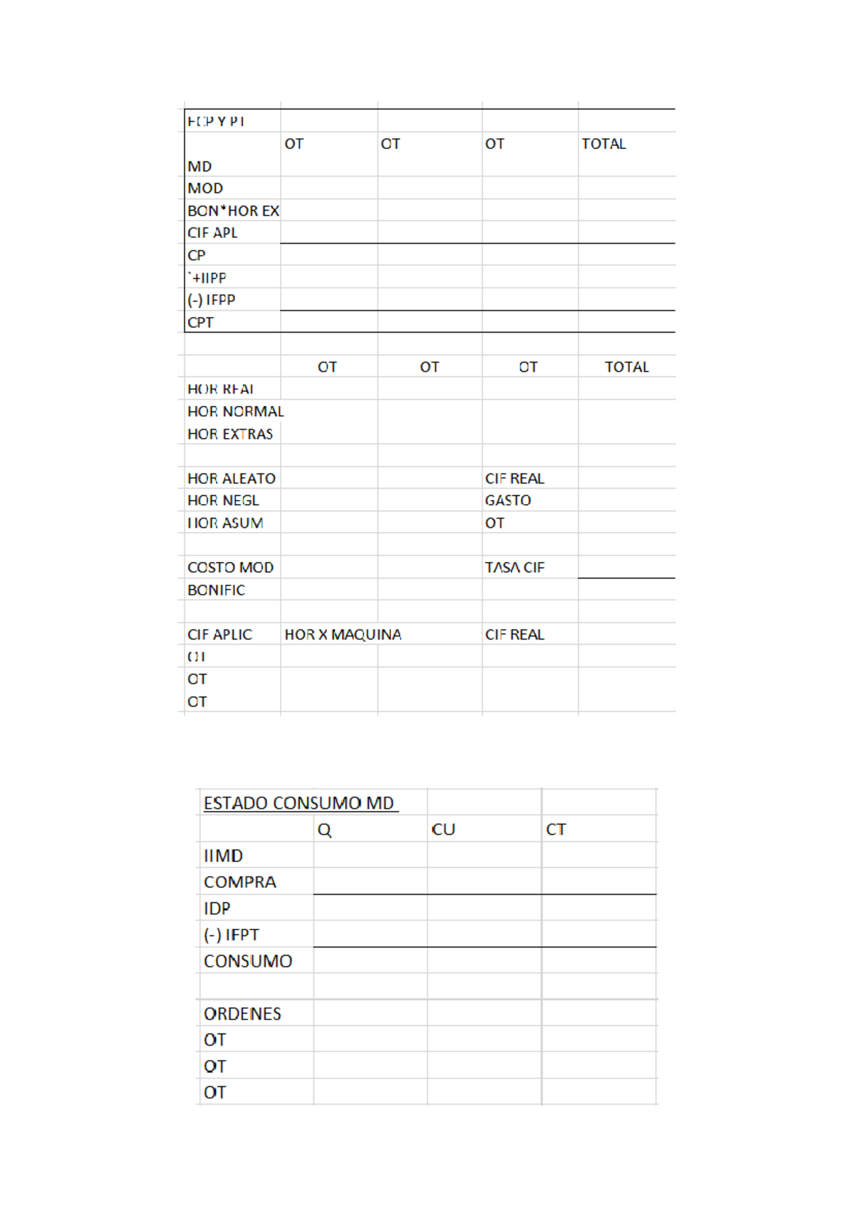 Plantillas para examen de Contage - Introduccion a la contabilidad ...