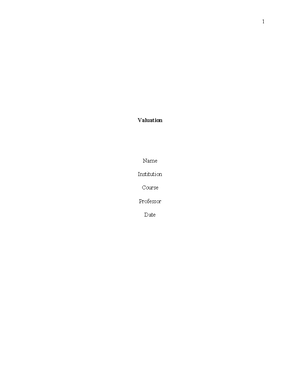 Answer 1 - Assignments - Insert Surname 1 Student’s Name Professor’s Name Course Title Date Part ...