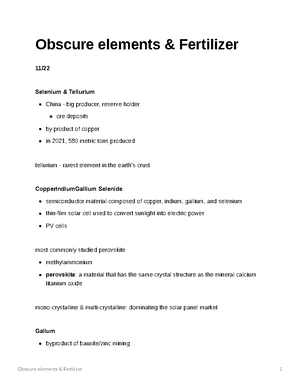 Wk 9 Tuesday 11-1-22 - Lecture notes, professor Peter Kelemen - Major ...