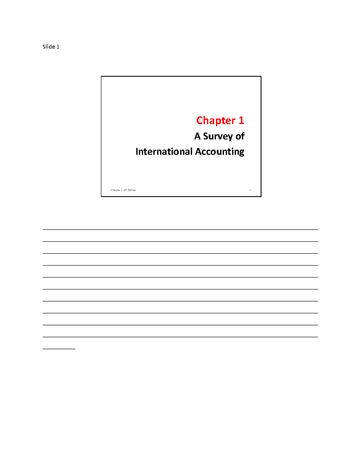 Chapter 1 - 9th Edition Annotation - Chapter 1 A Survey of ...