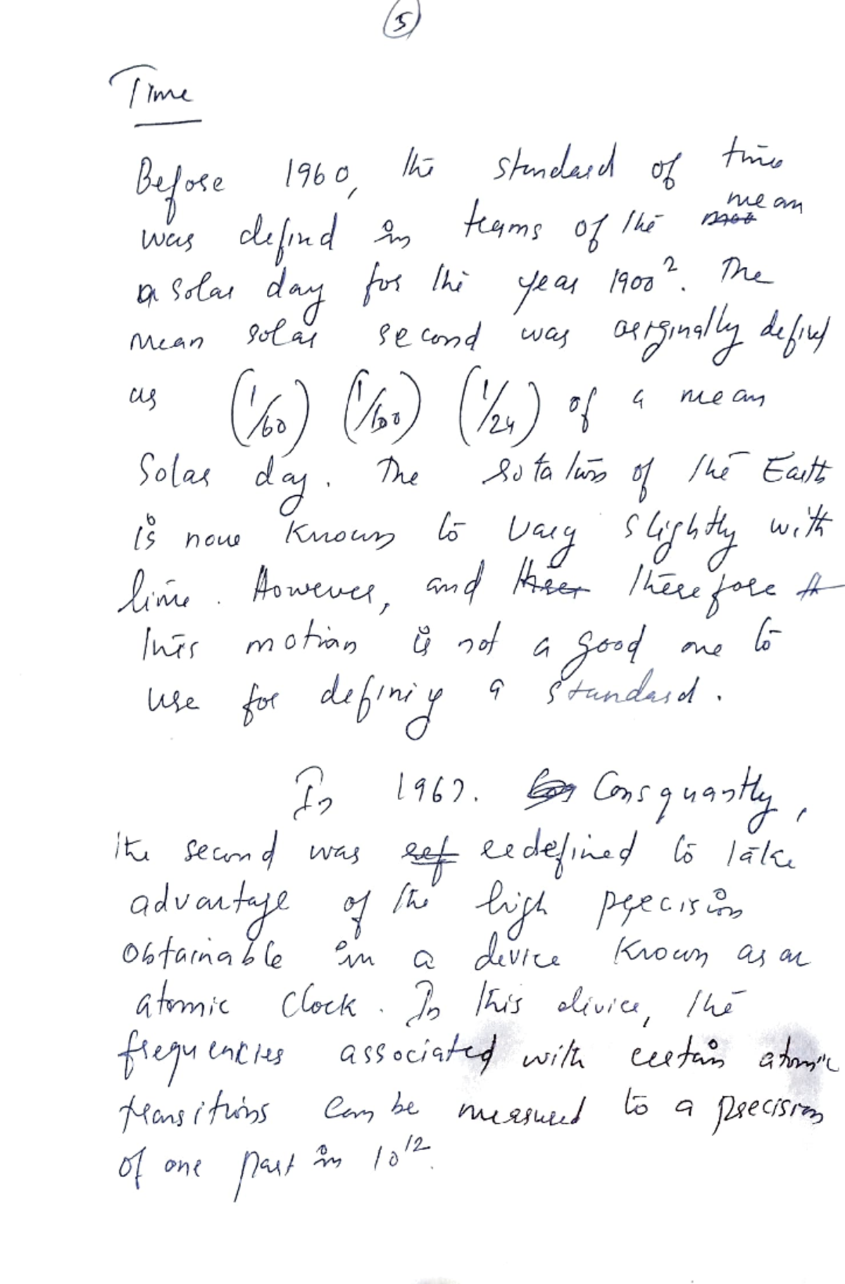 Time - Notes leturese class - Befote 196 o ksShdaud o tiu fpn d l m mS ...