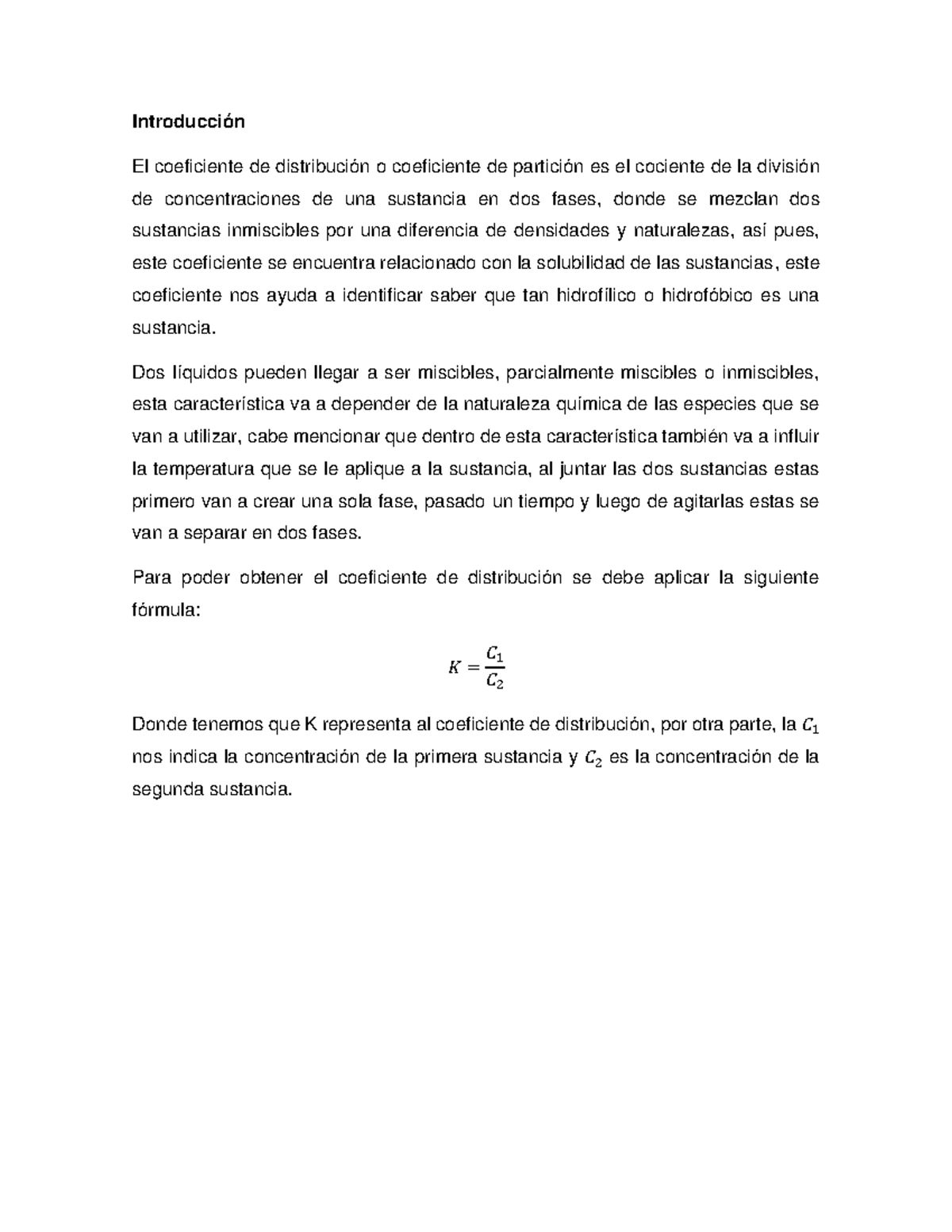 Practica 1 Fisicoquimica II - Introducción El coeficiente de ...