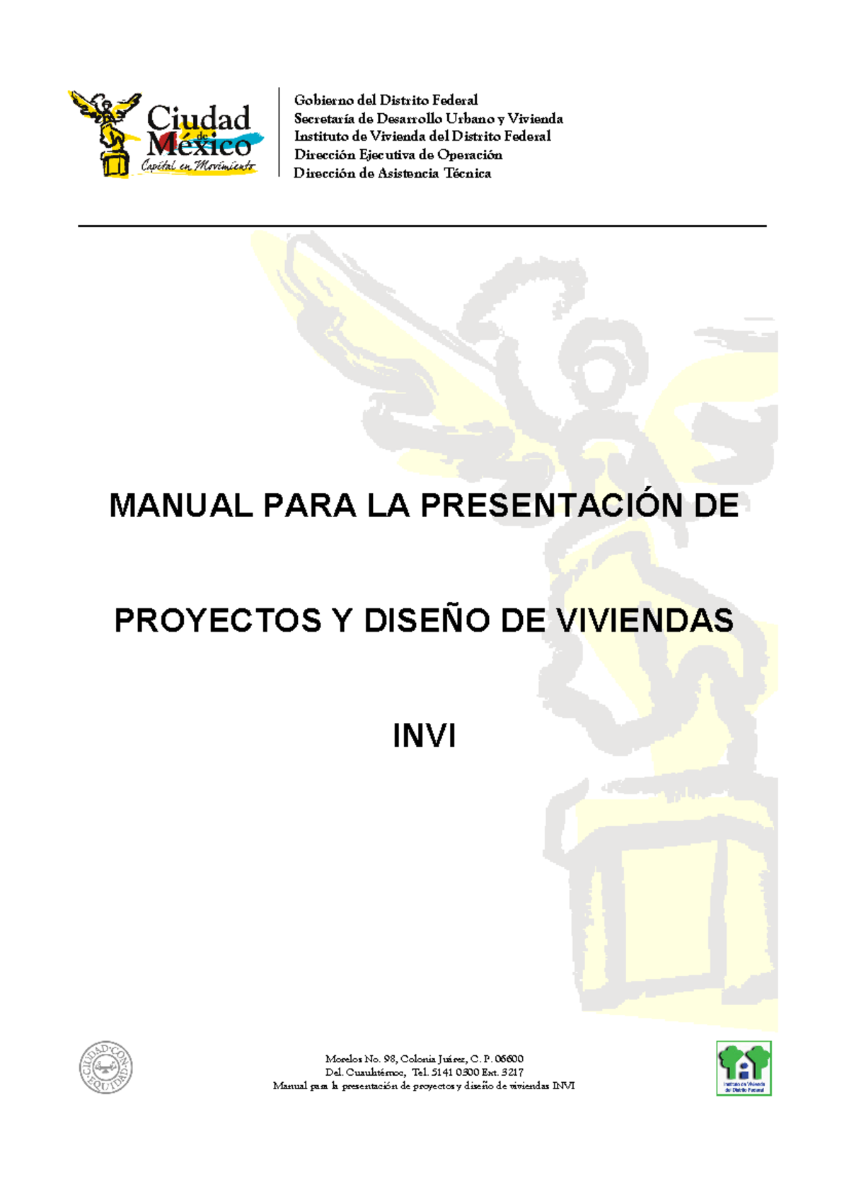 INVI-Manual diseño de vivienda - Secretaría de Desarrollo Urbano y ...