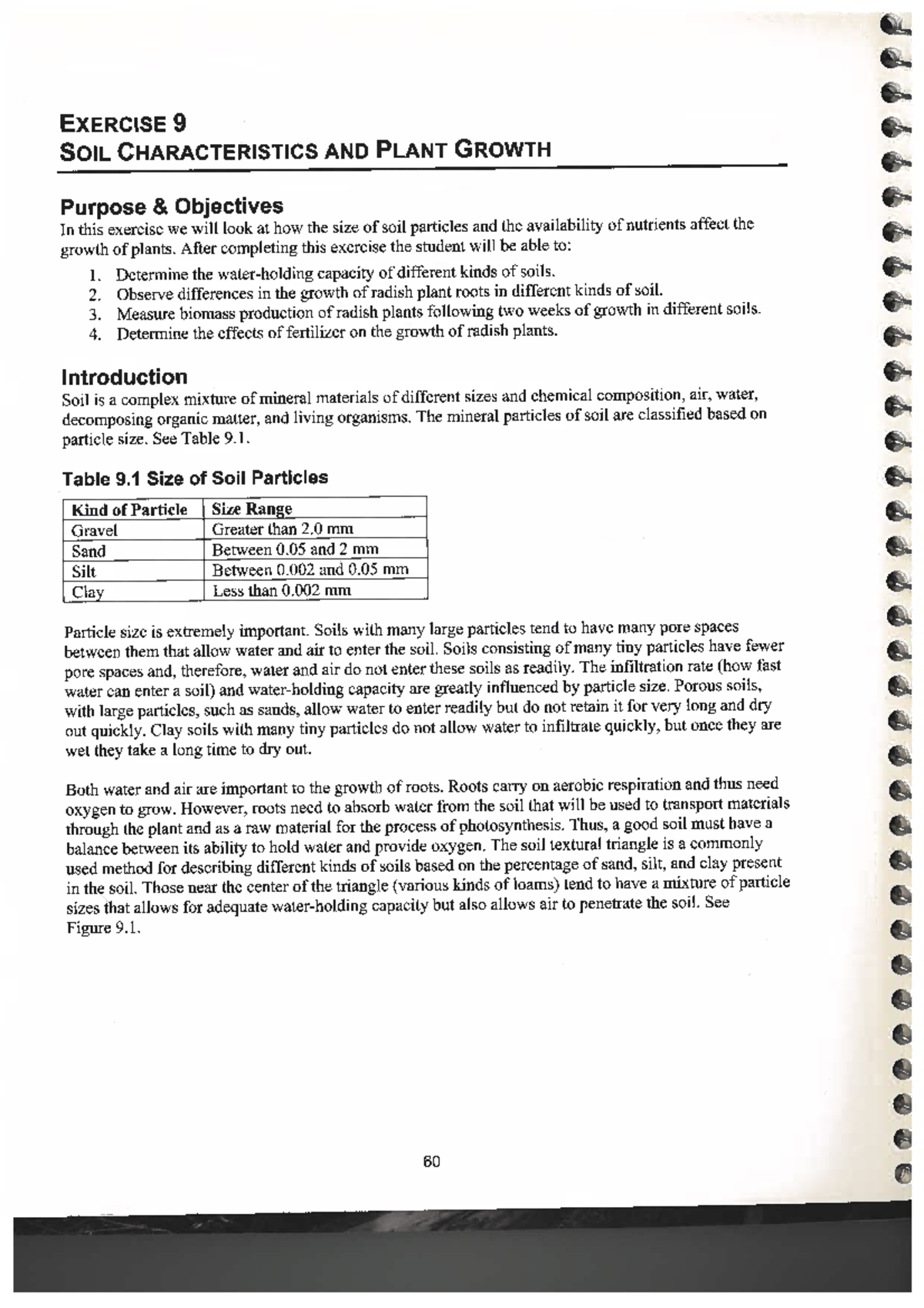 ENV 116L Ex 9 Soil and Plant Growth - EASC 111 - Studocu