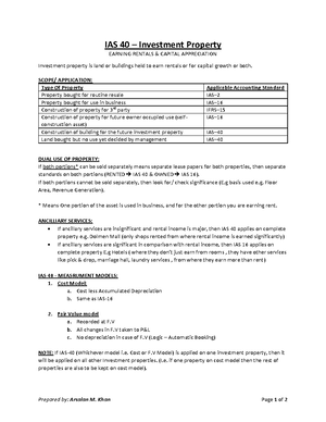IFRS 15 Notes PDF - IFRS 15 - Revenue from Contracts with Customers ...