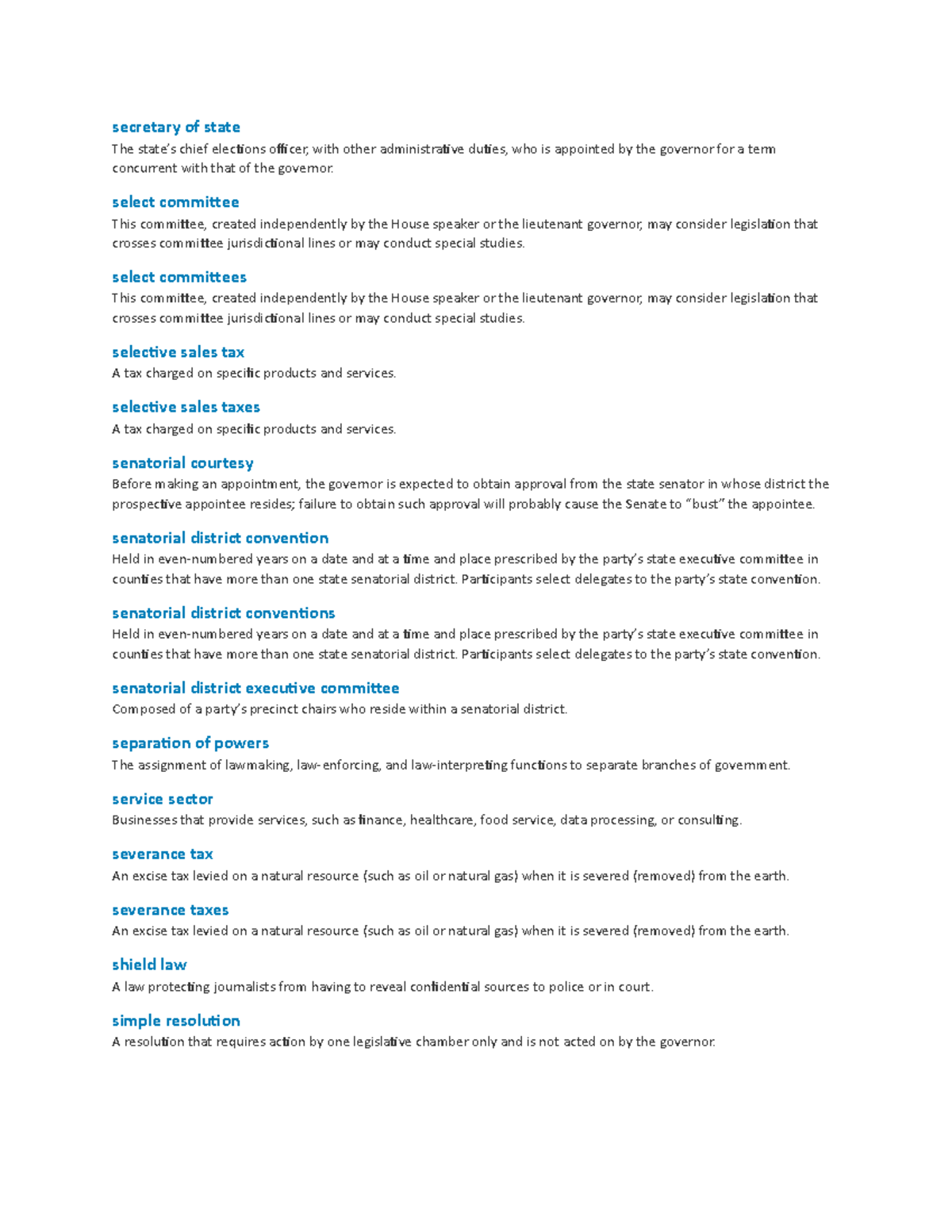 Vocab Term S-Y - Important key terms needed for quizzes and exams ...