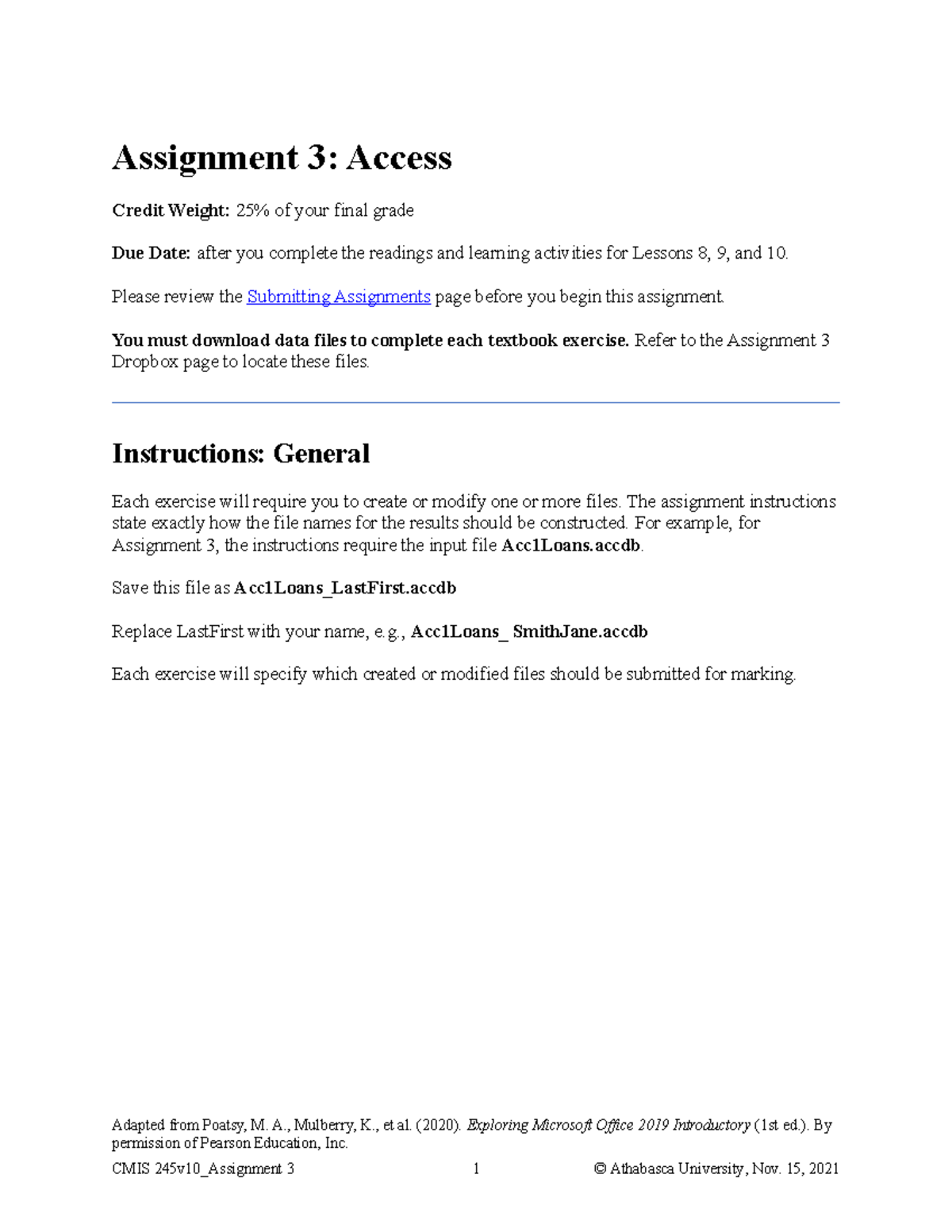 CMIS245v10 Assignment 3 CMIS245v10 Assignment 3 CMIS245v10 Assignment 3 ...