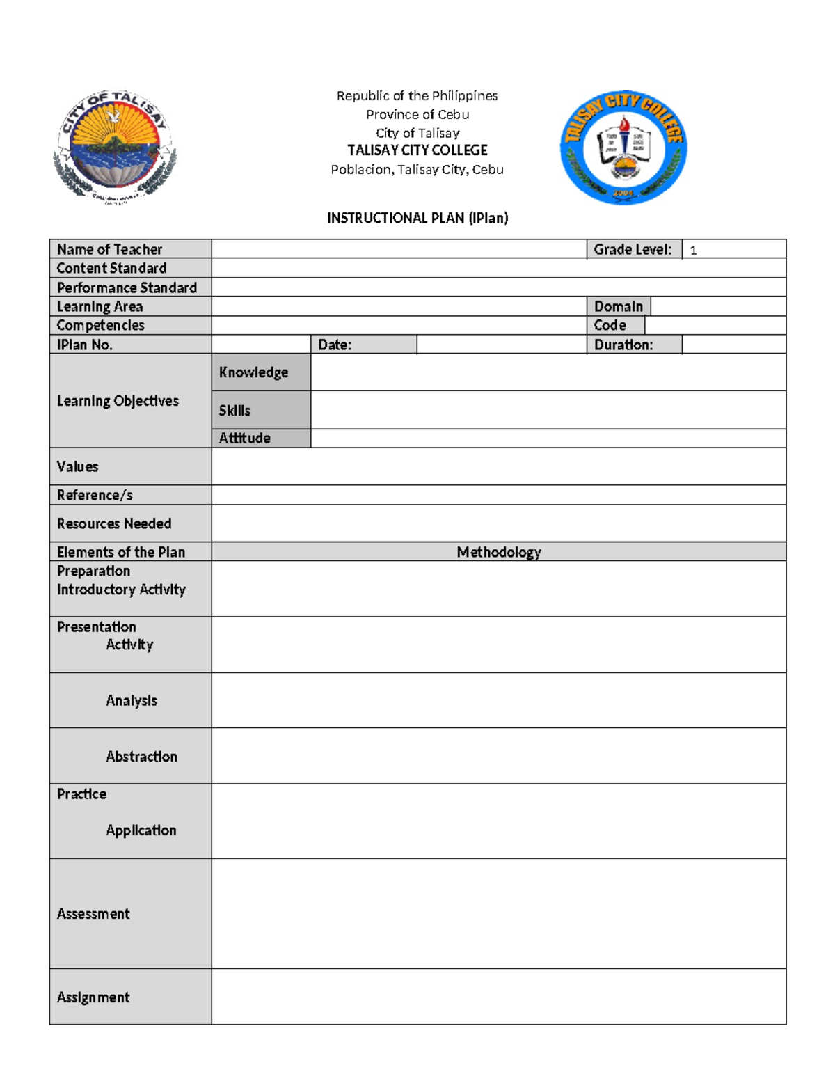 Math-sample sdlp - Republic of the Philippines Province of Cebu City of ...