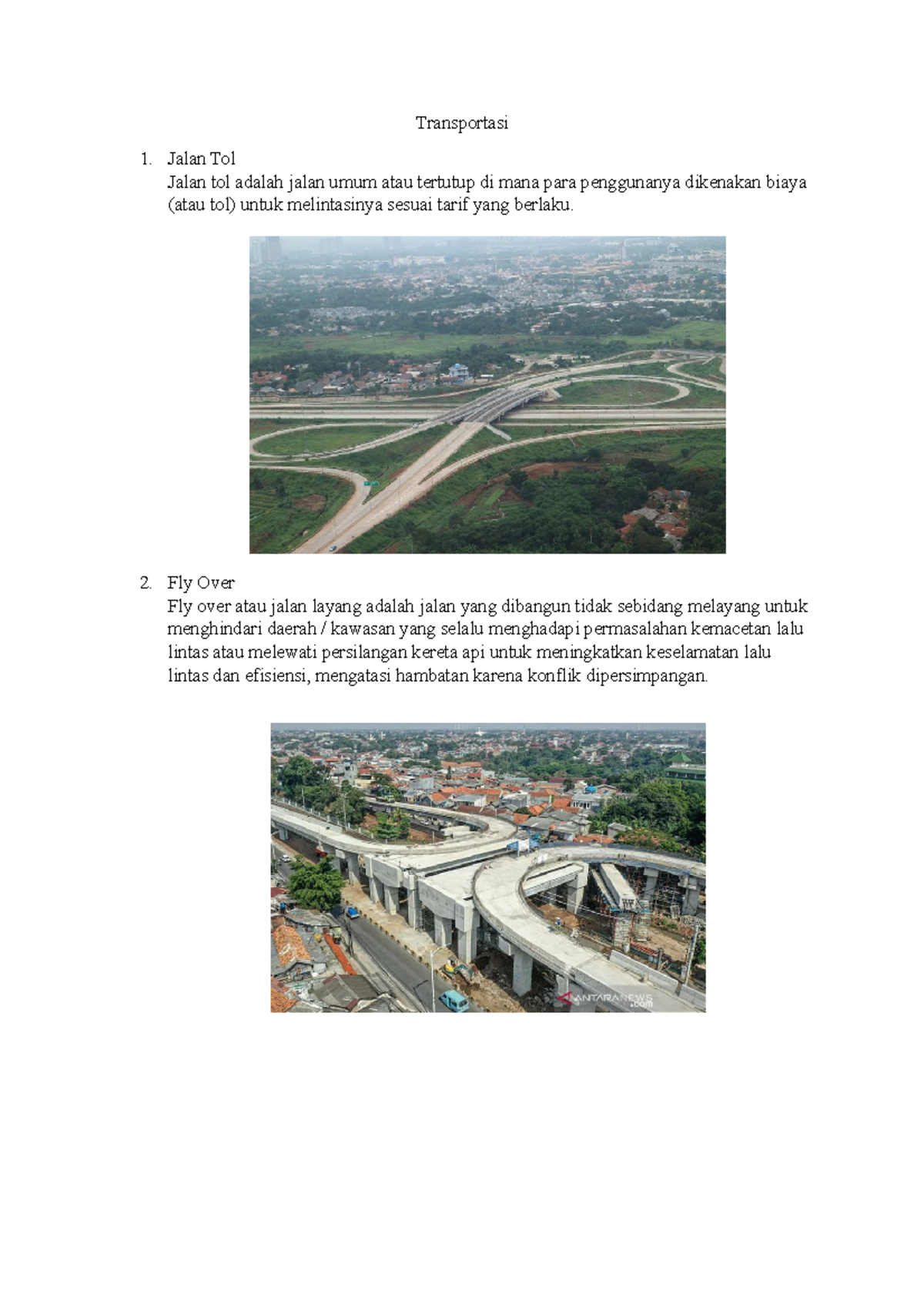 KR Final - asfx - Transportasi Jalan Tol Jalan tol adalah jalan umum ...