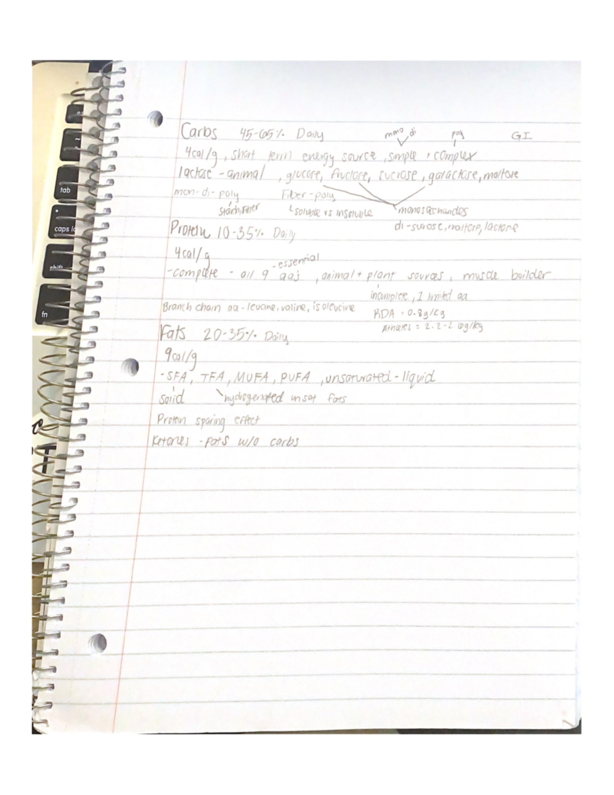 Exercise nutrition notes - NUTR 546 - Studocu