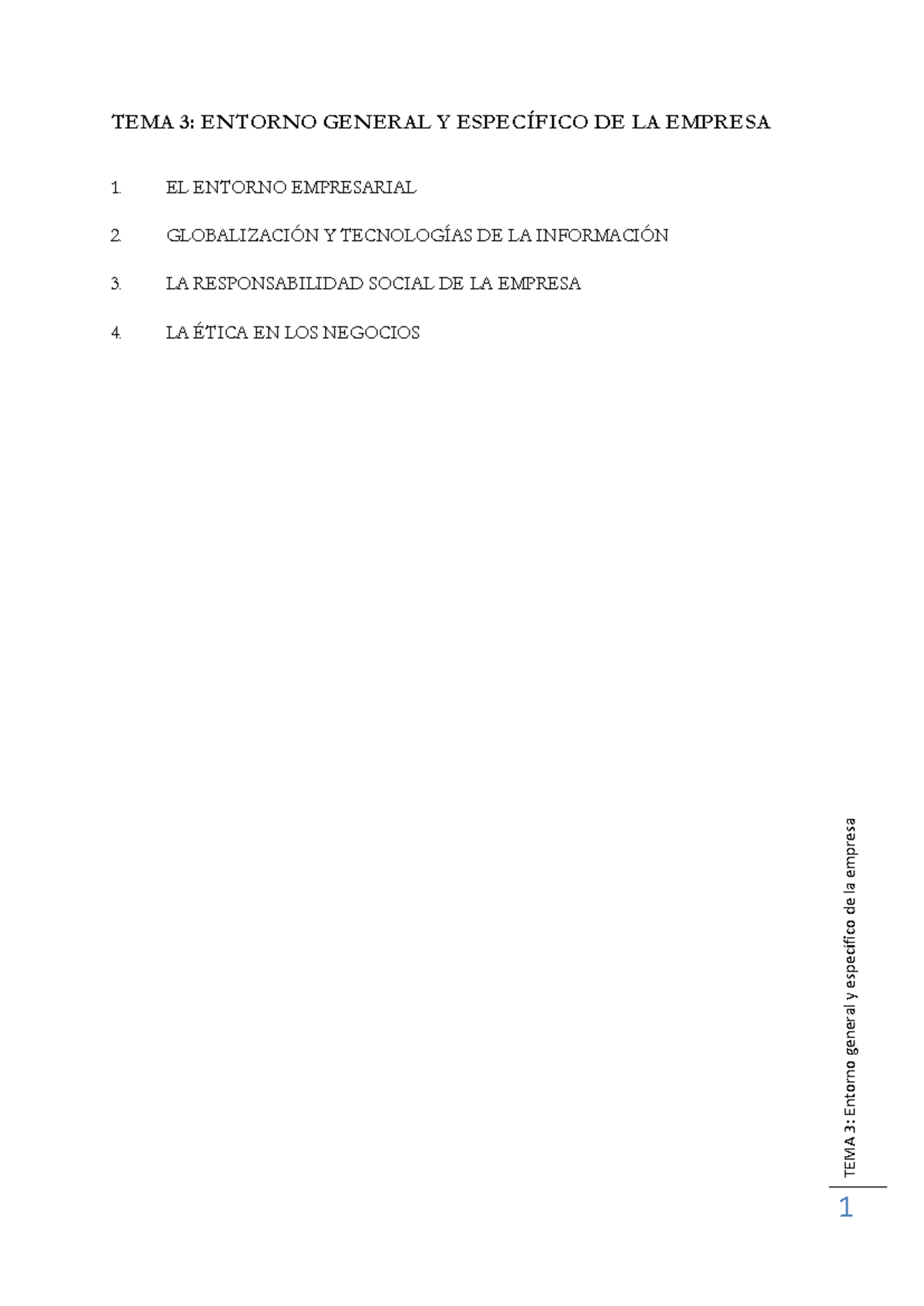 TEMA 3 - Entorno general Y Específico de la empresa - TEMA 3: Entorno ...
