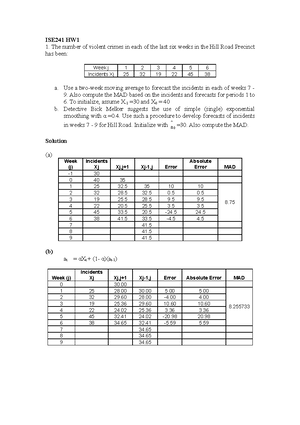 ISE241 HW2 Solution 2023 - ISE241 HW Consider a three-ohm resistor used in the assembly of an ...
