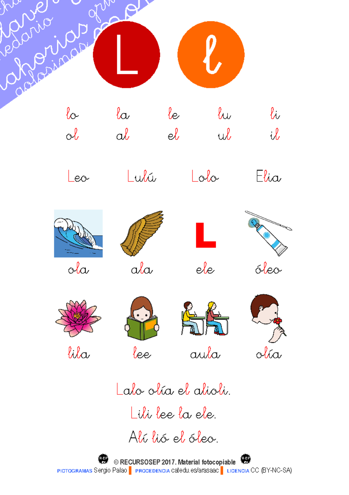 Cartilla recursosep letra l - bases curriculares de la Psicopedagogia ...