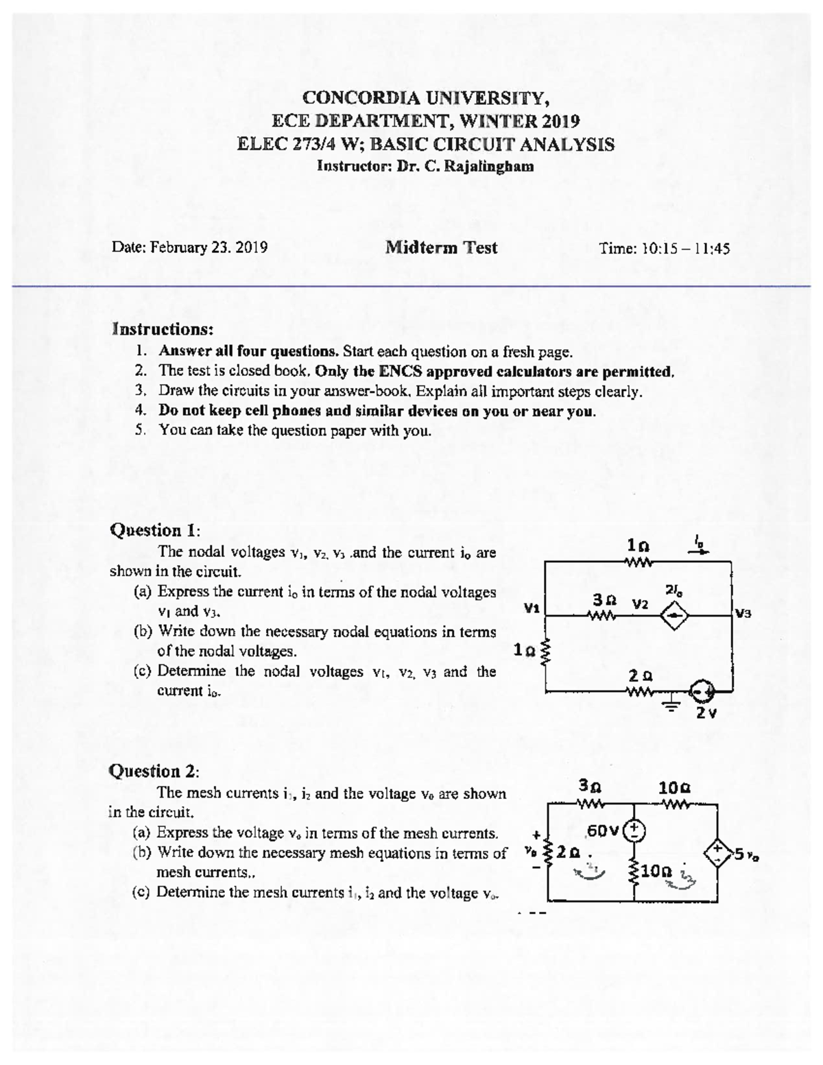 Midterm Winter 2019, answers - ELEC 273 - Warning: decodeScan - unexpected MCU data, current ...