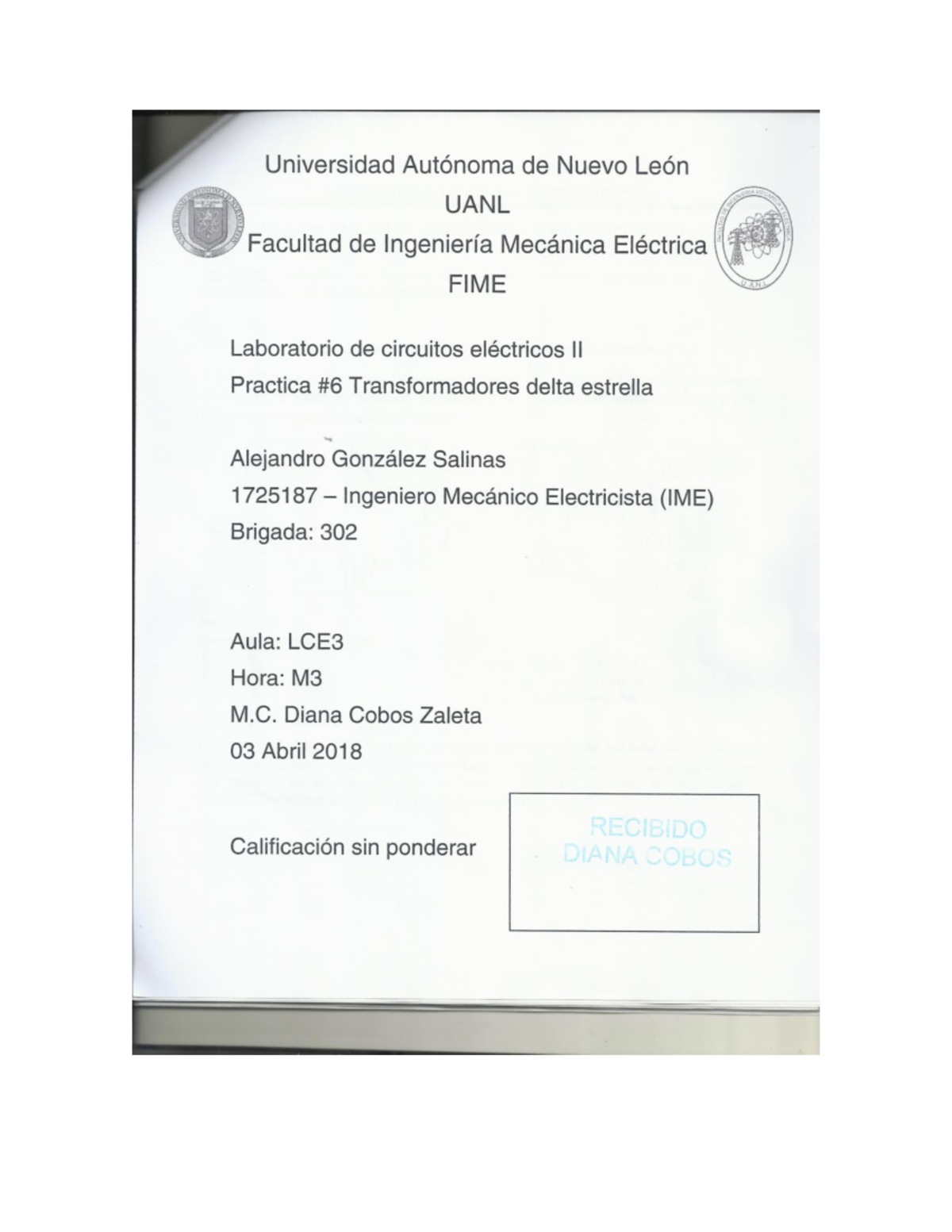 A6-Gonzalez-Salinas - Circuitos Eléctricos - Warning: TT: undefined function: 32 - Studocu