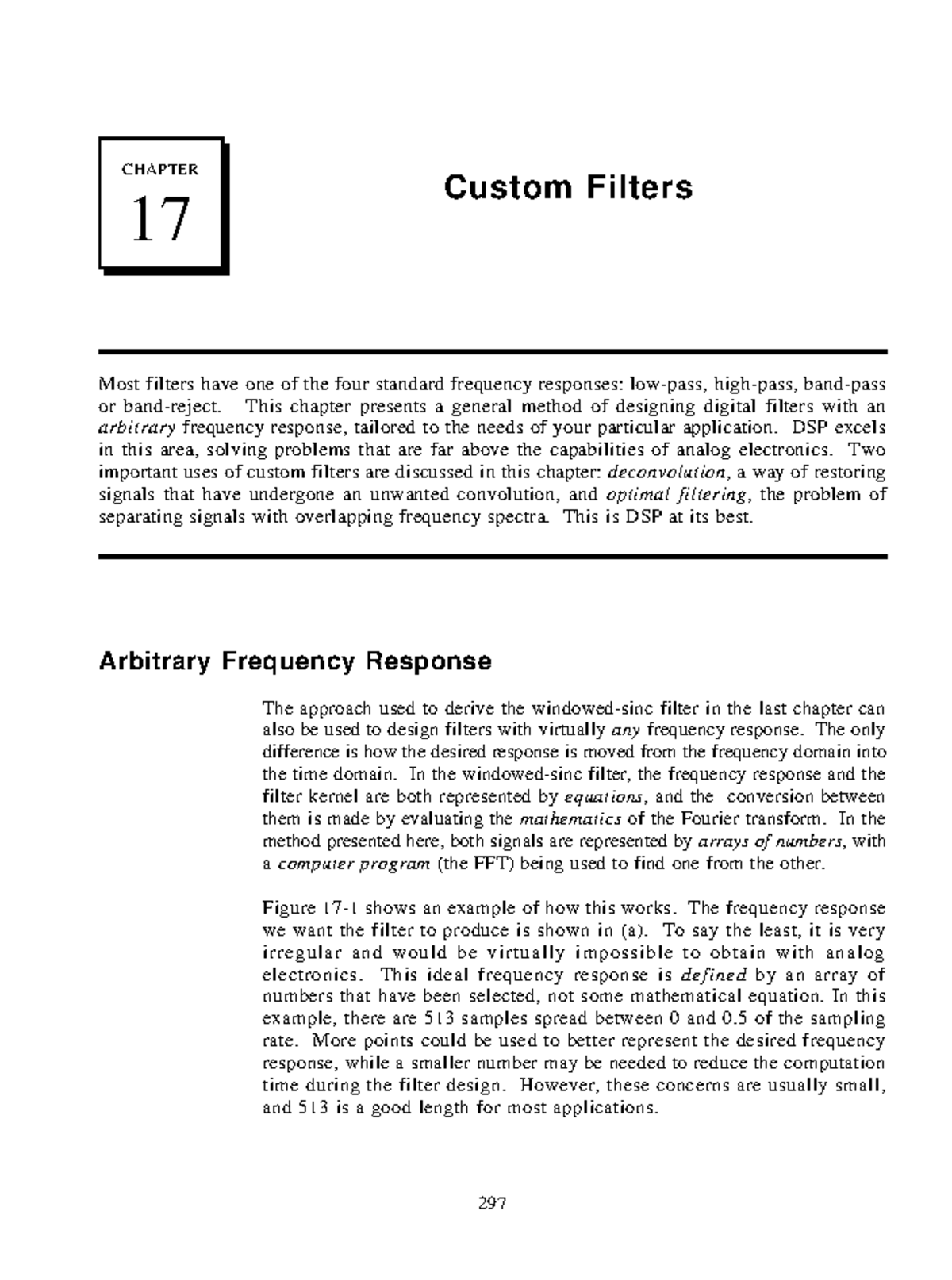 Custom filters - Study material - 297 CHAPTER 17 Custom Filters Most ...