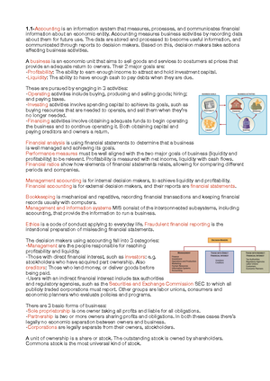 Voyage Account - Voyage Account: Preparation and Common Terms Used In ...