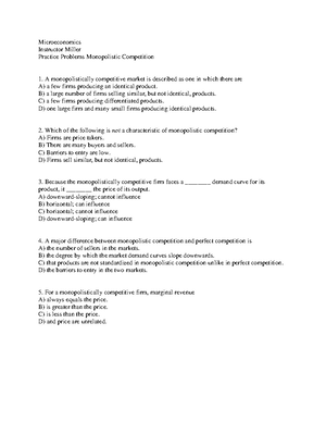 Week 1 Exercises - tut - Week 1 Exercises Introduction / The Economic ...