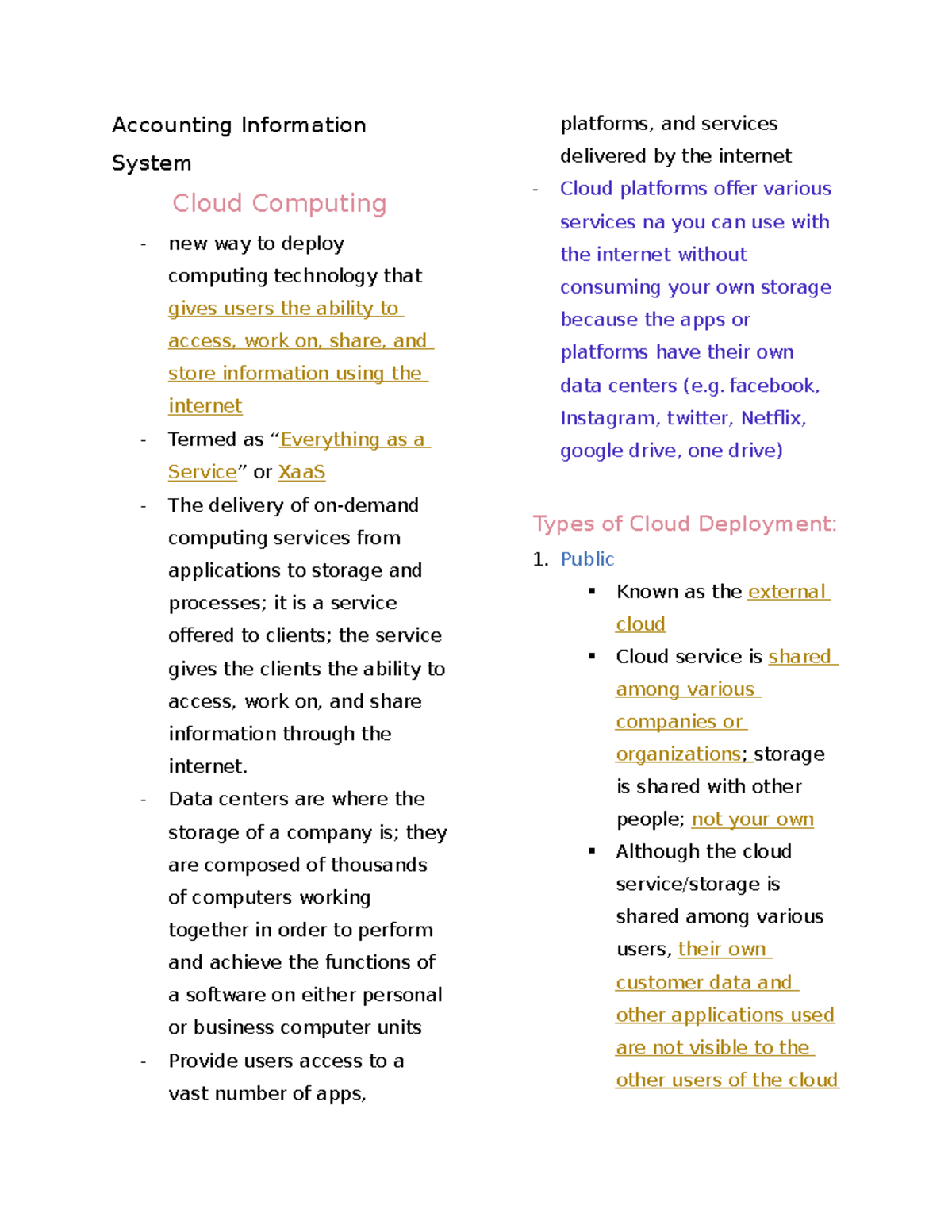 Introduction to SAP - Accounting Information System Cloud Computing new ...