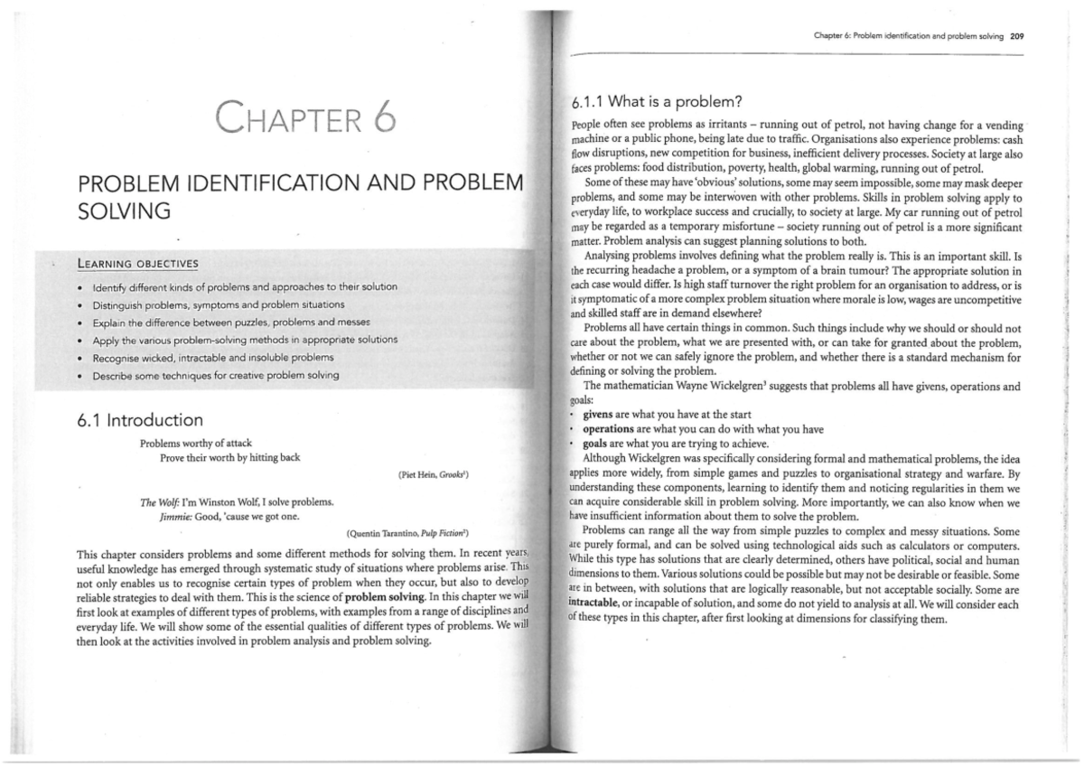 Chapter 6 Problem Identification & Problem Solving - Gammack et al ...