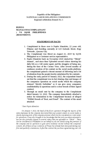 Affidavit of Non Filing of Income Tax - REPUBLIC OF THE PHILIPPINES ...