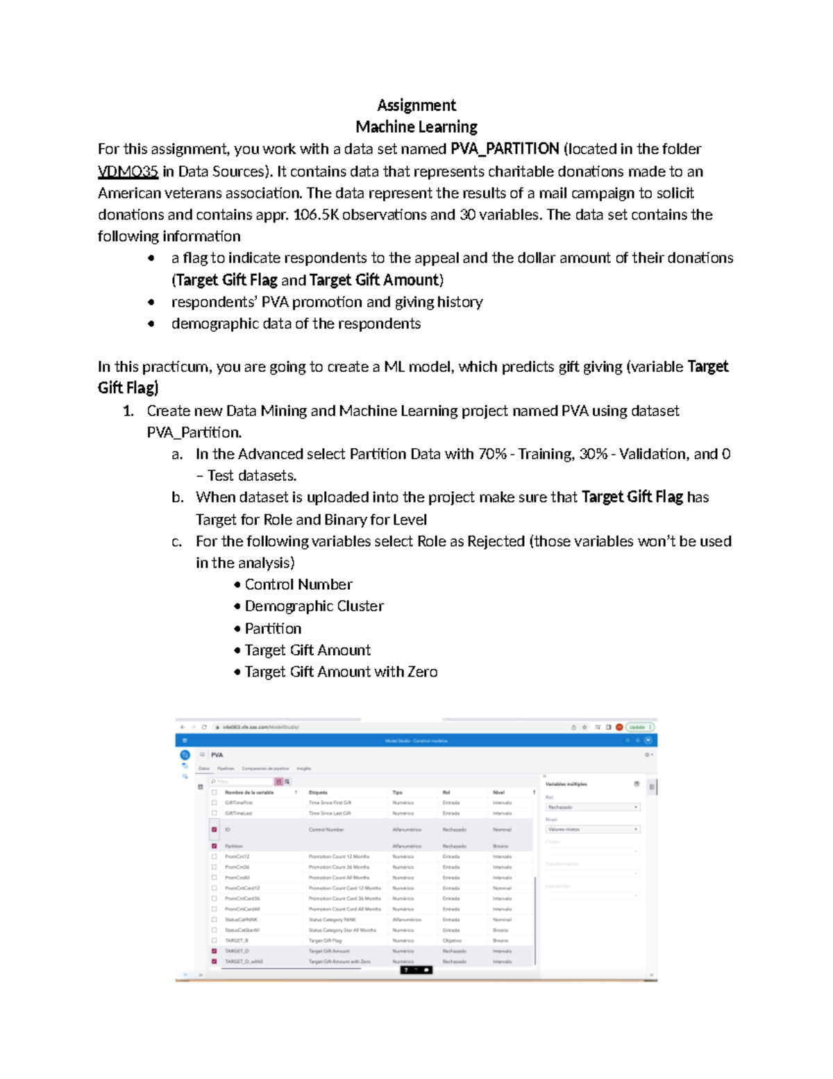 ML-NN Practicum HW6 - Ejercicios - Assignment Machine Learning For this assignment, you work ...