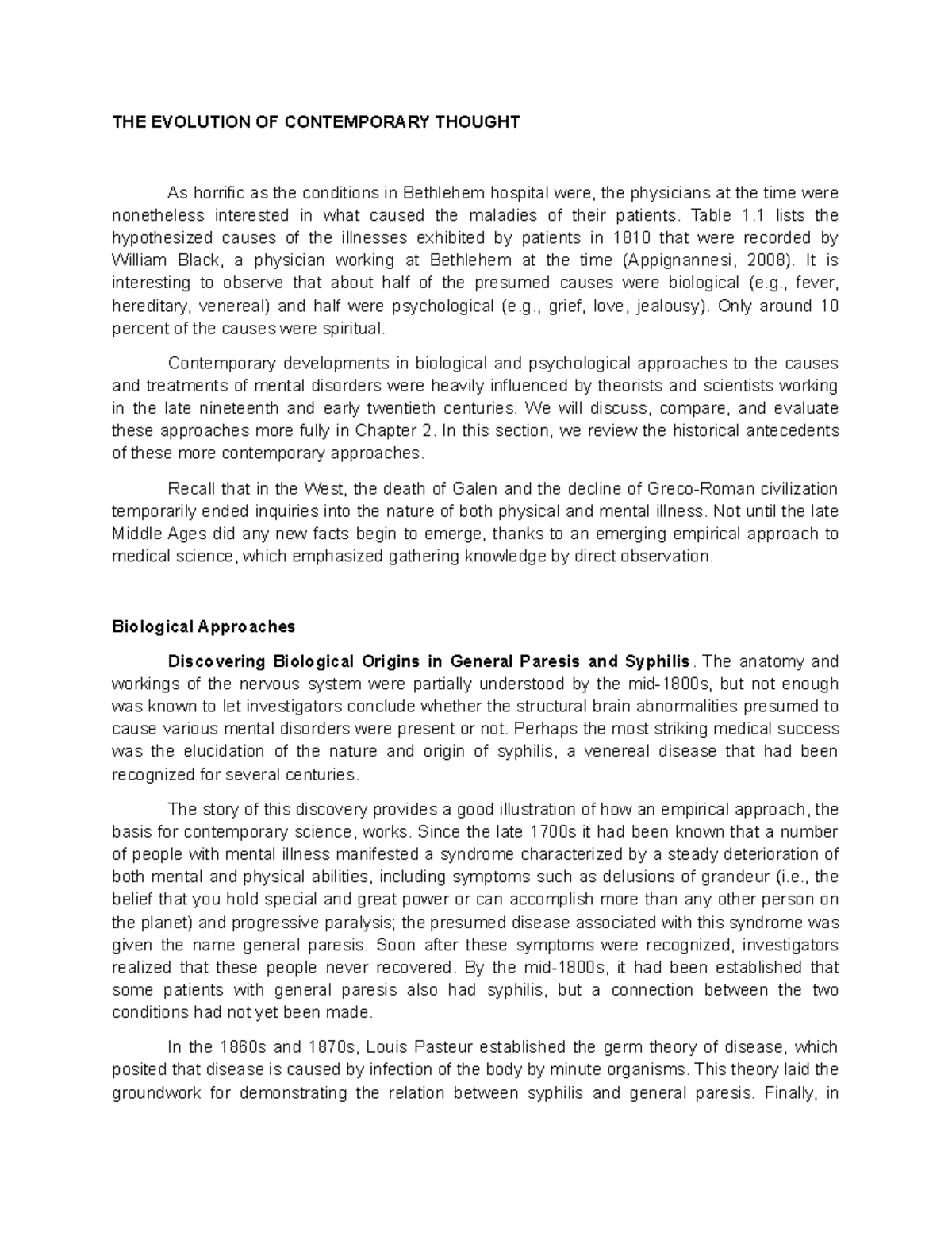 THE Evolution OF Contemporary Thought - THE EVOLUTION OF CONTEMPORARY ...