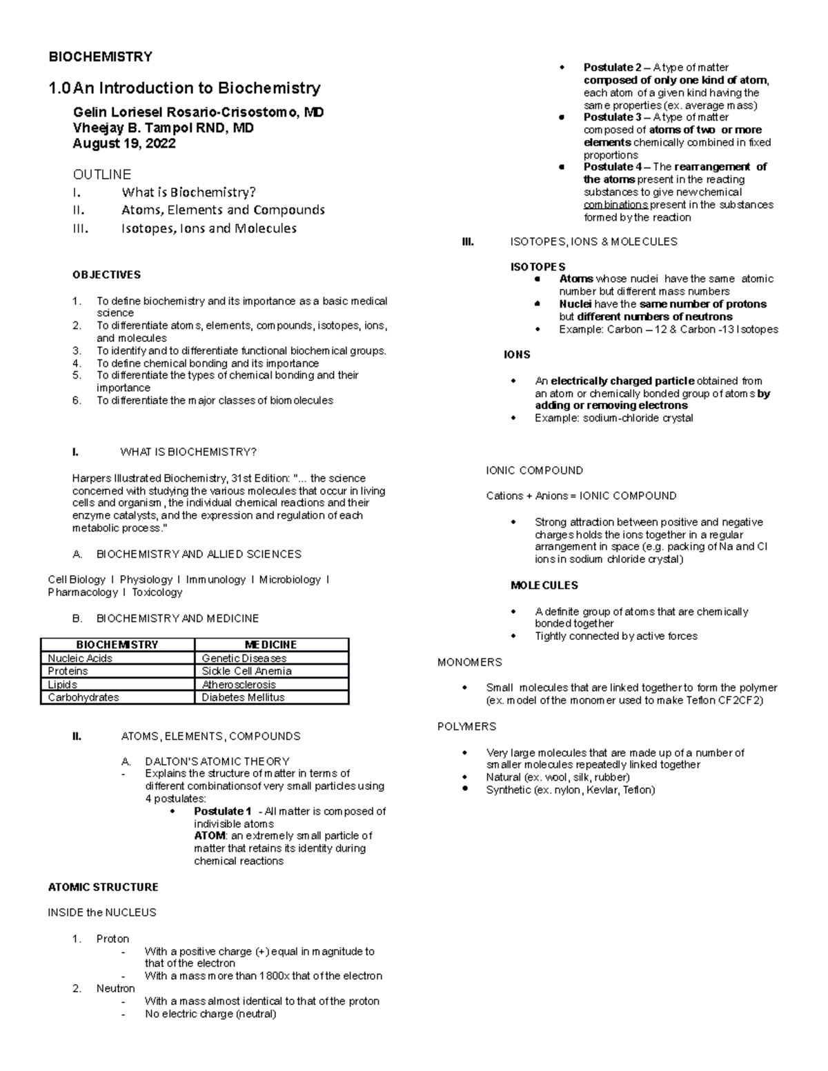 An Introductionto Biochemistry trans - BIOCHEMISTRY 1 An Introduction ...