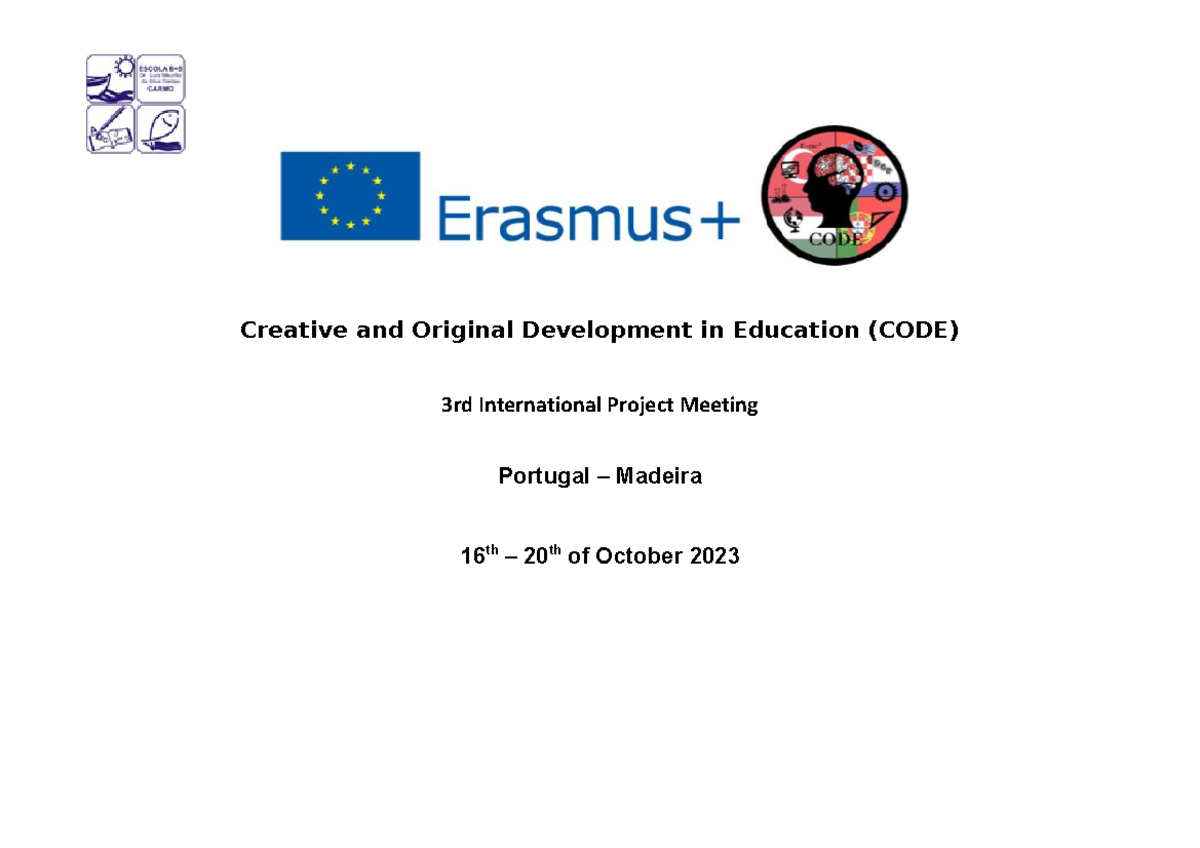 Plan for CODE Madeira - dsads - Creative and Original Development in ...