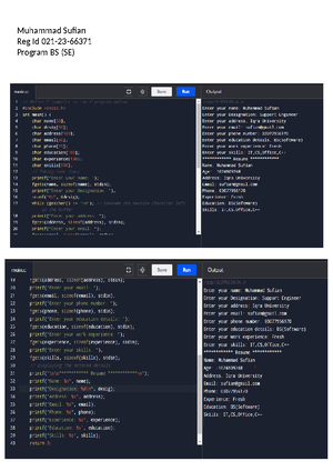Programming Fundamental Lab Manual - Laboratory Workbook Programming Fundamentals Name Roll No ...