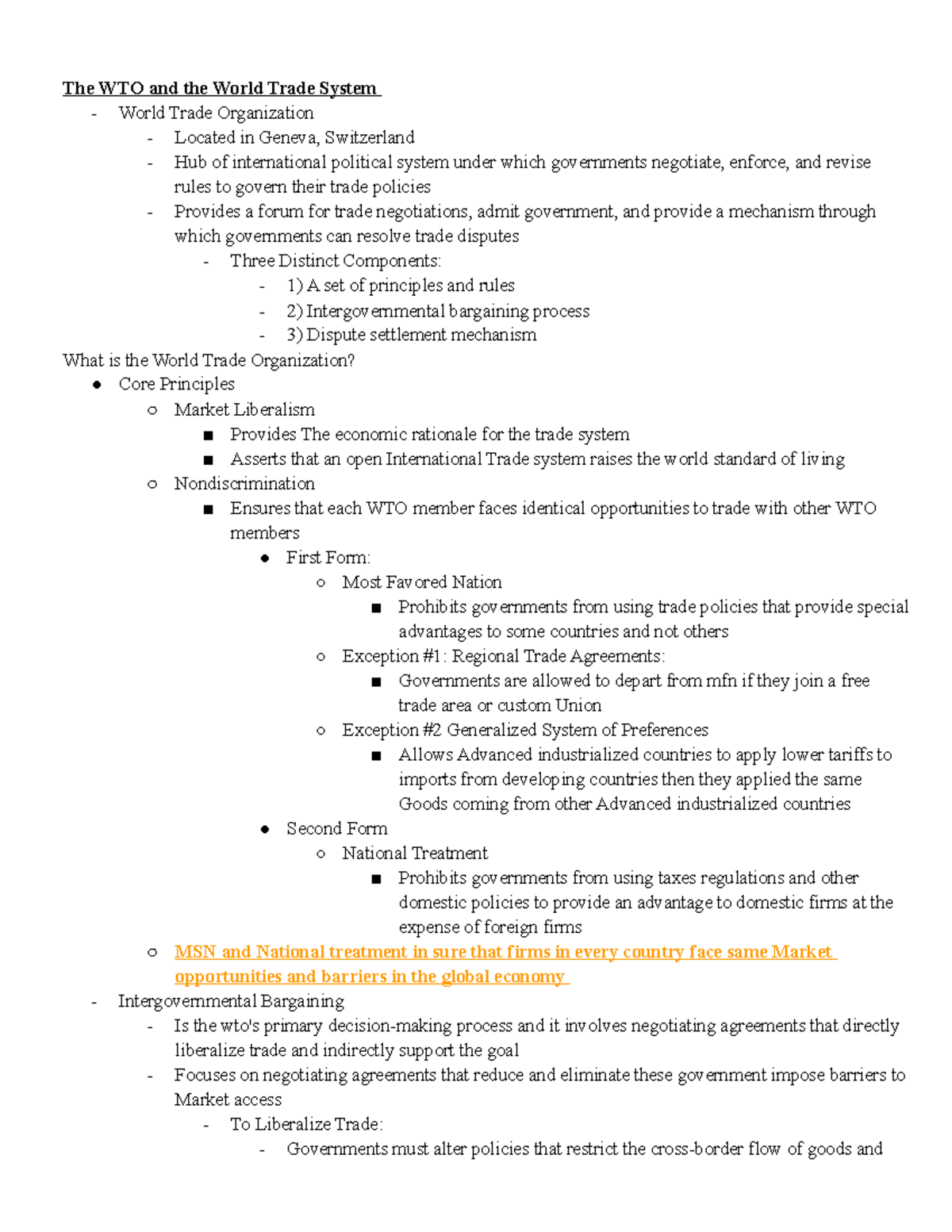 Chapter 2 - The WTO and the World Trade System - World Trade ...