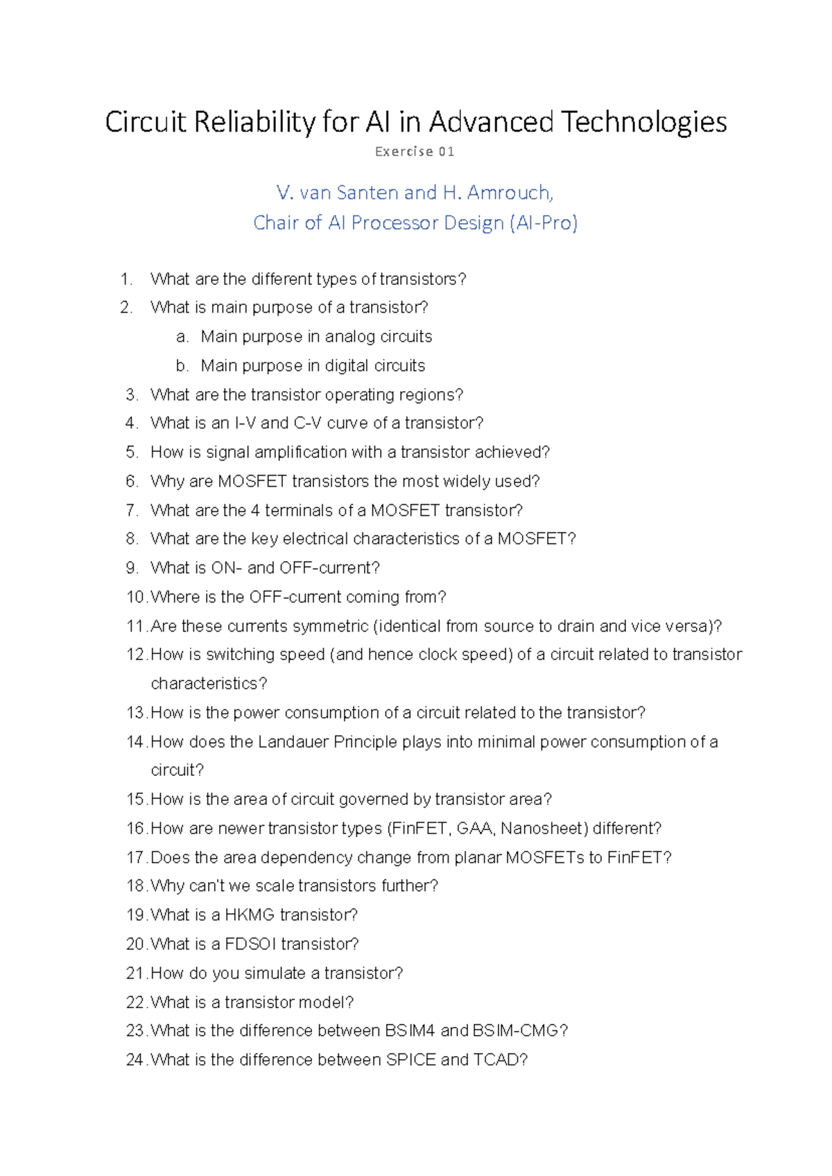 CR Exercise 01 - Tutorial sheet 1 - Circuit Reliability for AI in ...