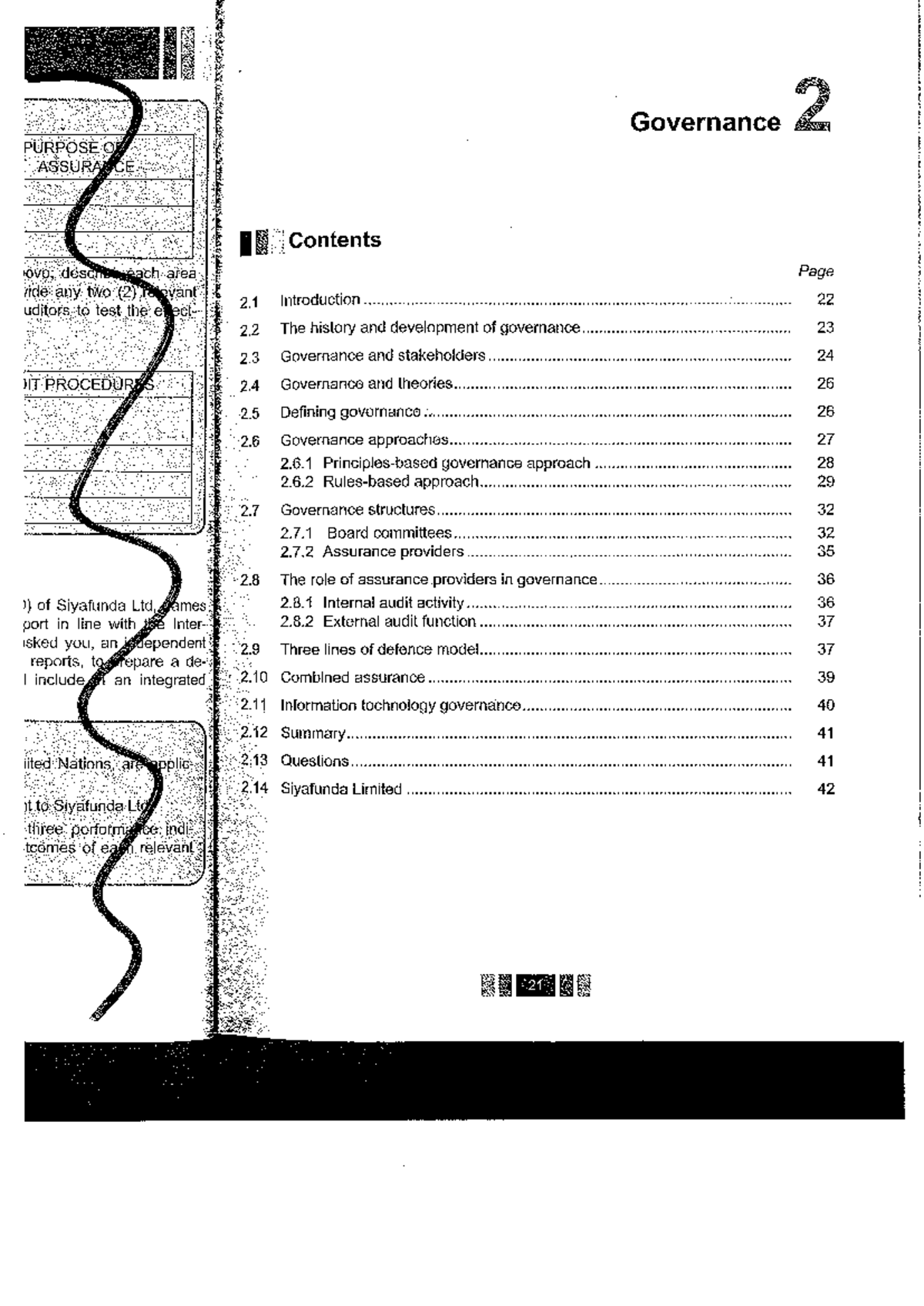 Governance chap 2 textbook notes - IAU 200 - Studocu