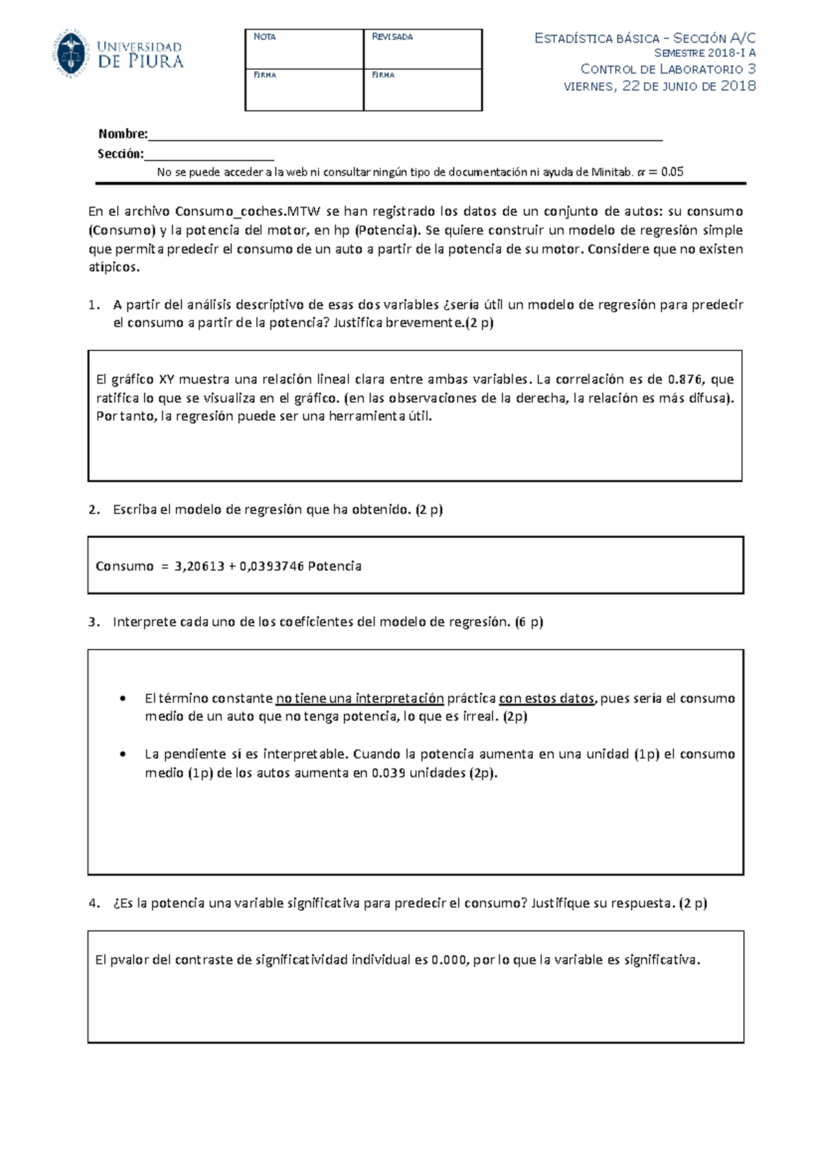 Control 3 2018-I Sec ABC solucion - NOTA REVISADA FIRMA FIRMA ...