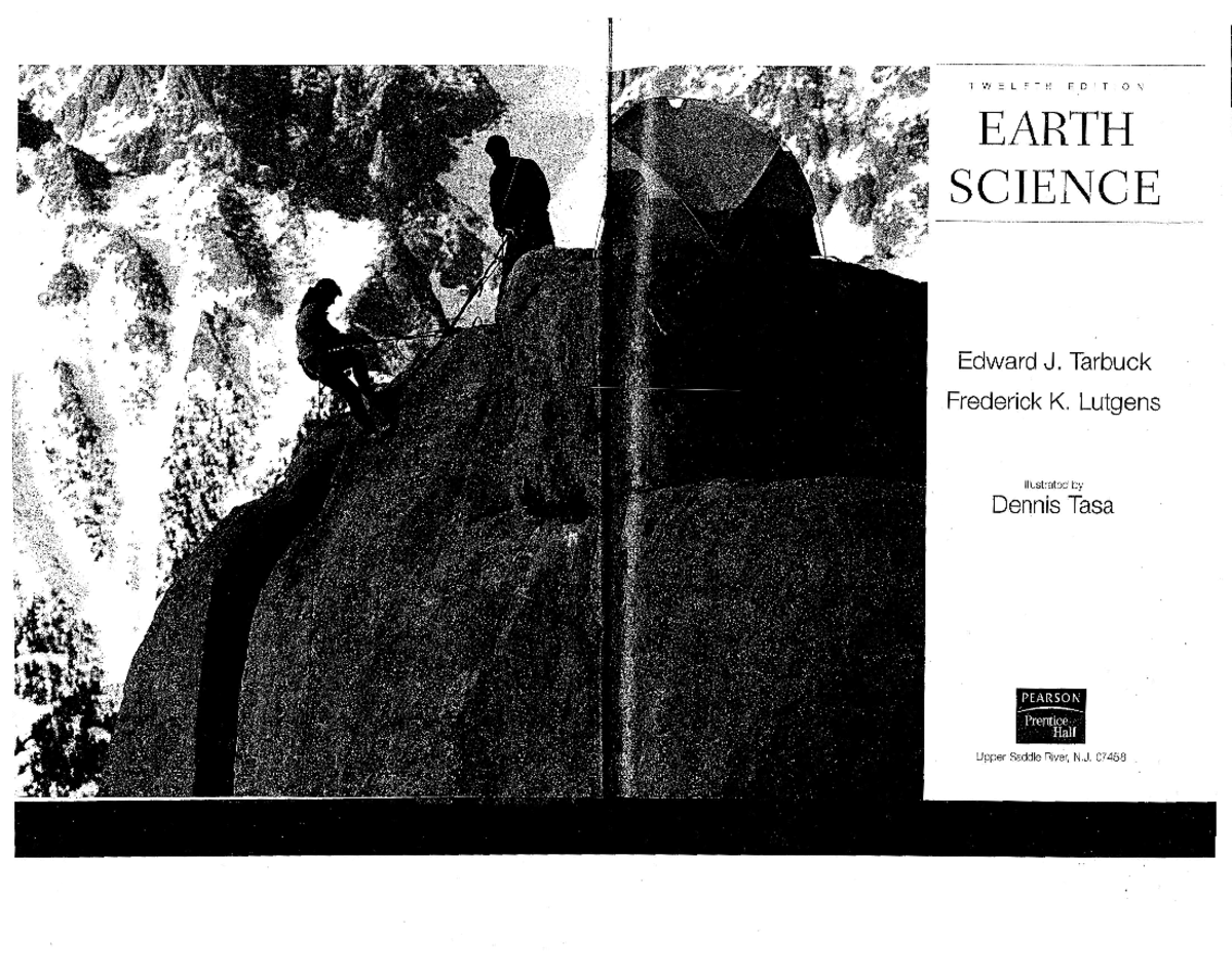 Earth Science, 12th Edition, Edward J. Tarbuck and Frederick K. Lutgans ...